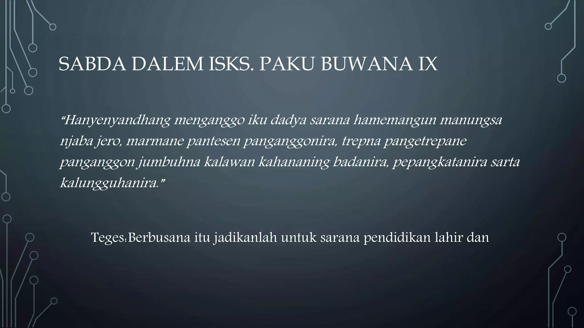 Ppt m5 kb 3 BUSANA JAWA | PPT