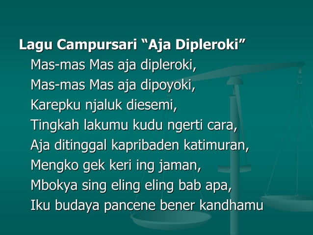 Ppt m5 kb4 GENDHING JAWA LAN CAMPURSARI | PPT