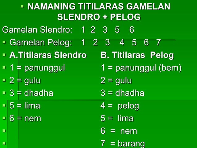 Ppt m5 kb4 GENDHING JAWA LAN CAMPURSARI | PPT