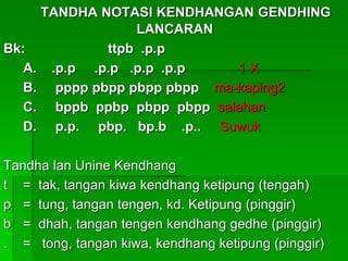 Ppt m5 kb4 GENDHING JAWA LAN CAMPURSARI | PPT