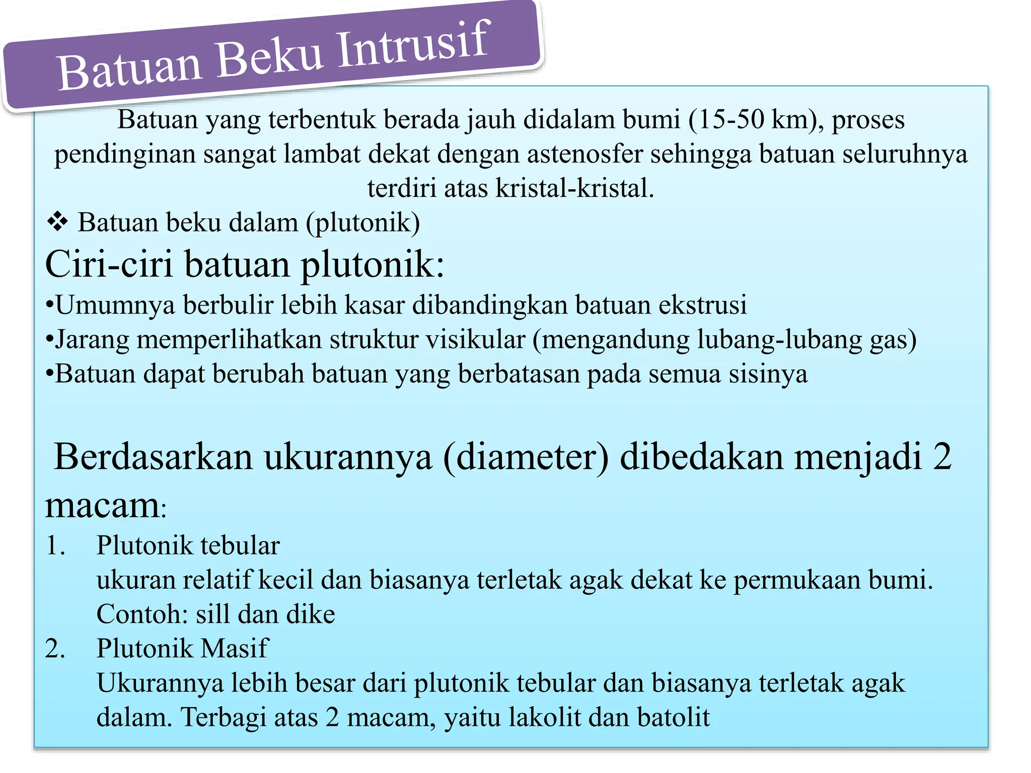 PPT MACAM-MACAM BATUAN TGGEOGRAFI KLS 12 | PPTX