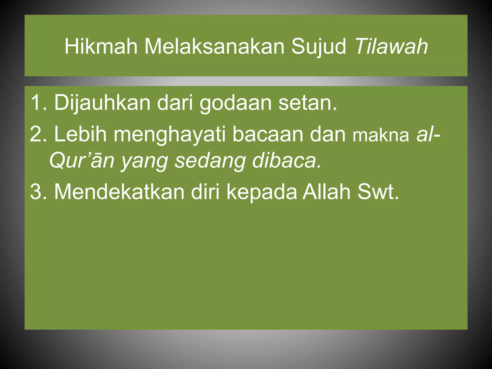 MACAM-MACAM SUJUD | PPTX