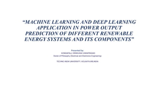 PPT_Machine learning approach to Renewable Energy systems.pptx