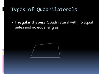 Types of Quadrilaterals | PPT