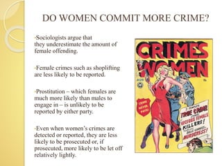 Ppt made on gender related issue ('women in crime') | PPTX