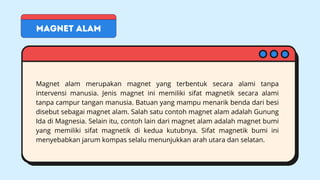 PPT MATERI MAGNET KELAS 5 [KURIKULUM MERDEKA] | PDF