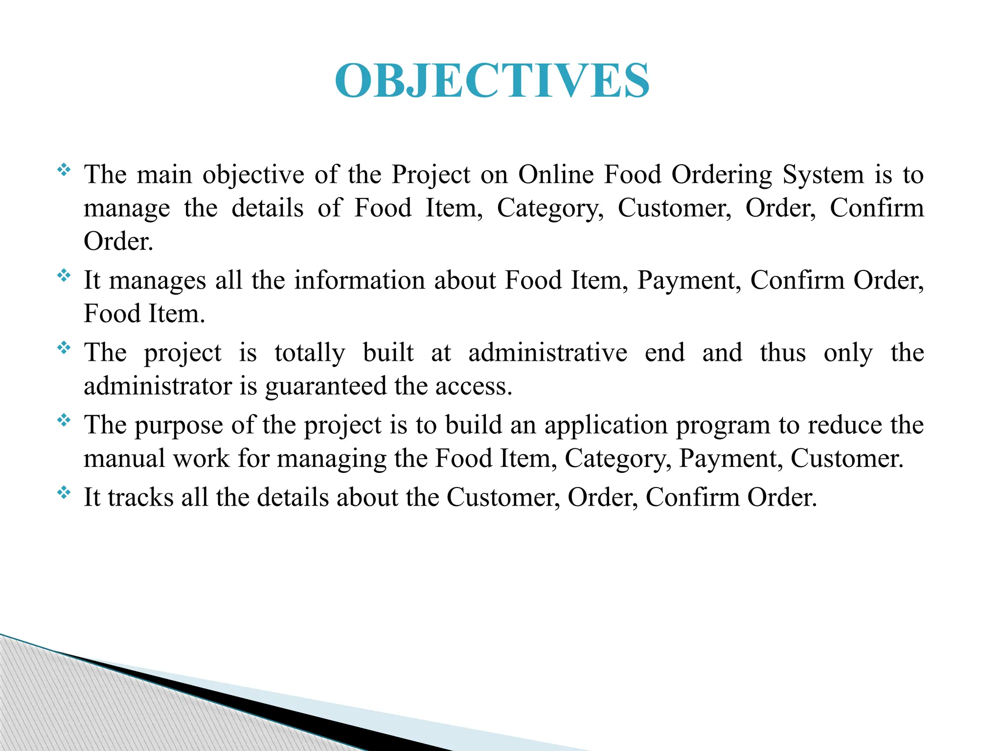 Online Food Ordering Web- Application using python | PPTX | Computer ...
