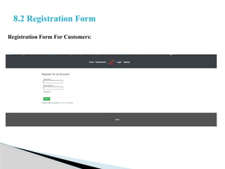 Online Food Ordering Web- Application using python | PPTX