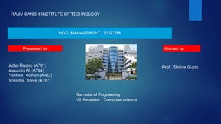 PPT_MAJOR-PROJECT_.pptx | Non-Profit Organizations | Industries