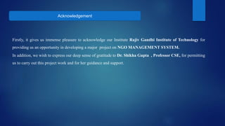 PPT_MAJOR-PROJECT_.pptx | Non-Profit Organizations | Industries