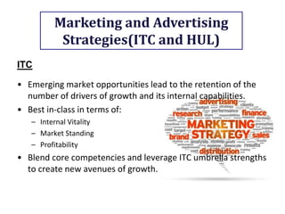 Marketing Strategy of ITC and its Comparative Analysis to HUL | PPTX