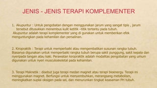 MAKALAH KOMPLEMENTER kebidanan ......... | PPT