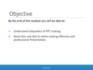 How to Make Professional Presentations Part 1 | PPT