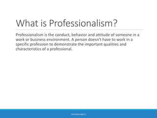 How to Make Professional Presentations Part 1 | PPT