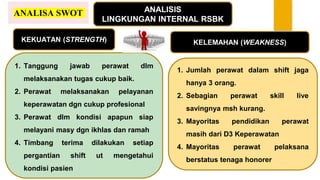 PPT_MAKK_ANALISIS SWOT & POA MANAJ KEPERAWATAN RSBK_MEILANY AMELIA ...