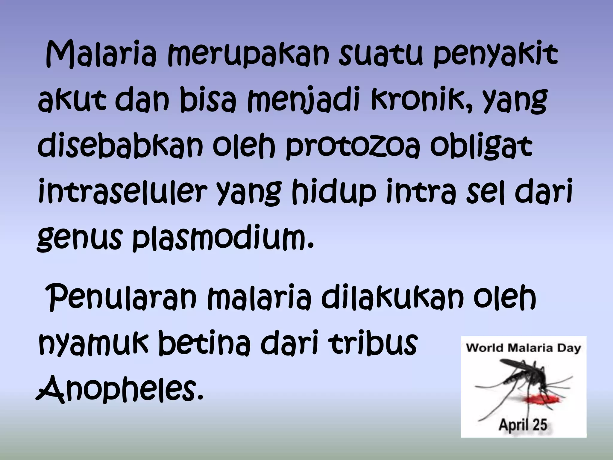 Ppt malaria | PPTX