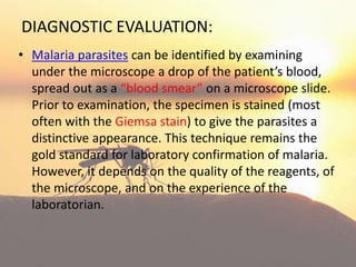 Ppt malaria , JOMY GEORGE | PPTX