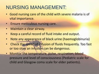 Ppt malaria , JOMY GEORGE | PPTX