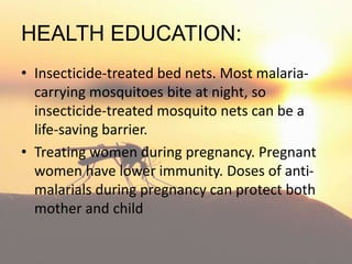 Ppt malaria , JOMY GEORGE | PPTX