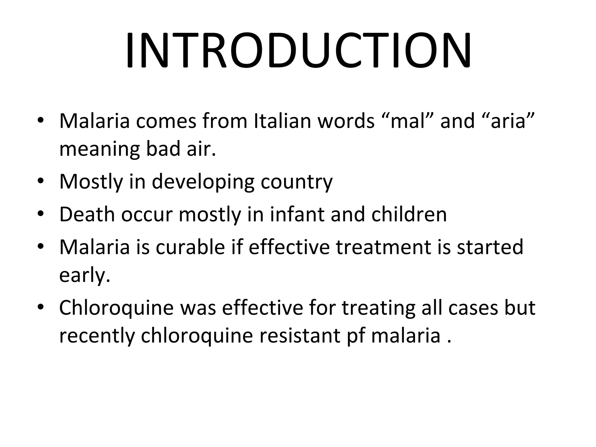 Malaria ppt final | PPTX