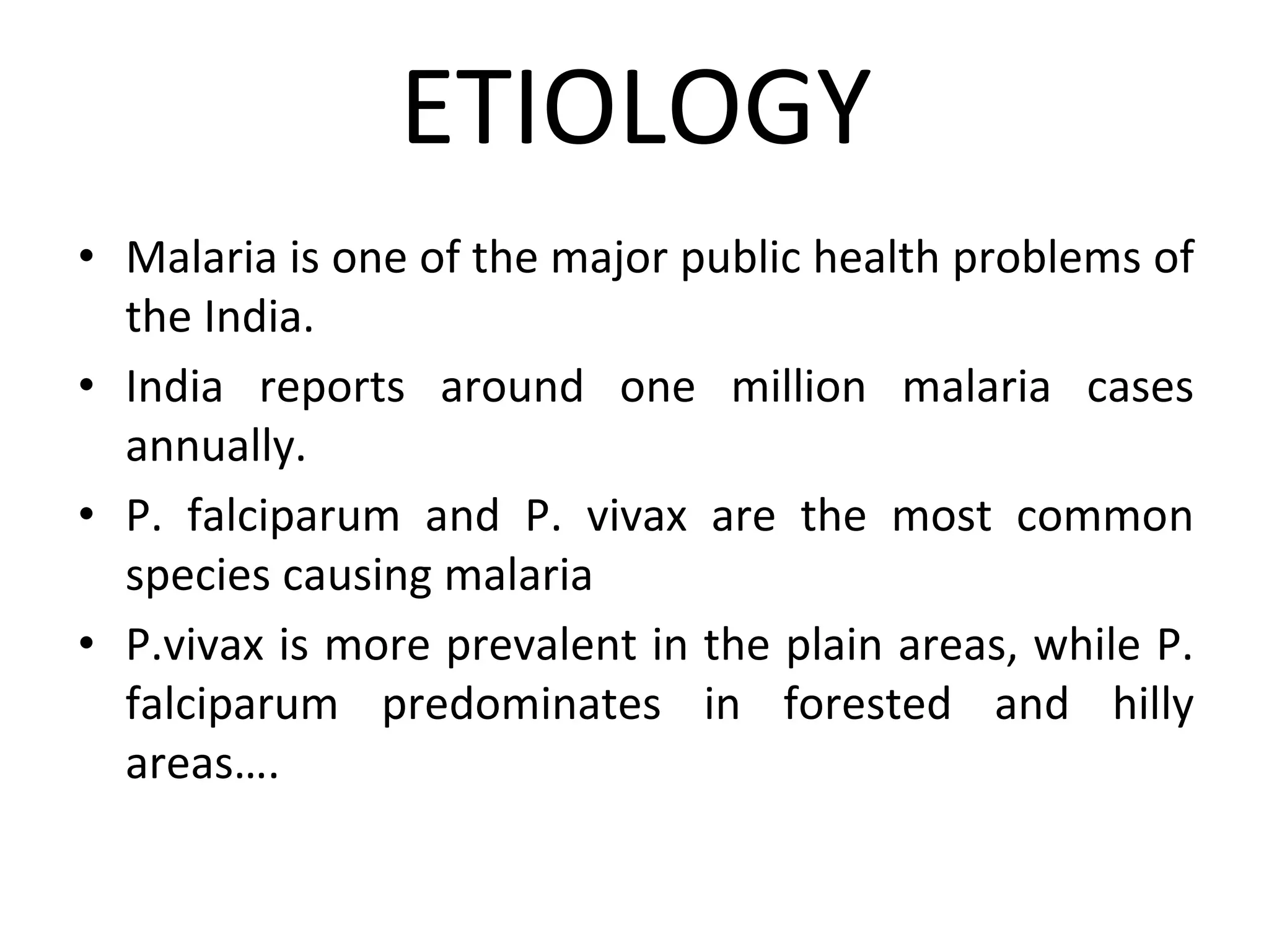Malaria ppt final | PPTX