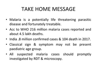 Malaria ppt final | PPTX