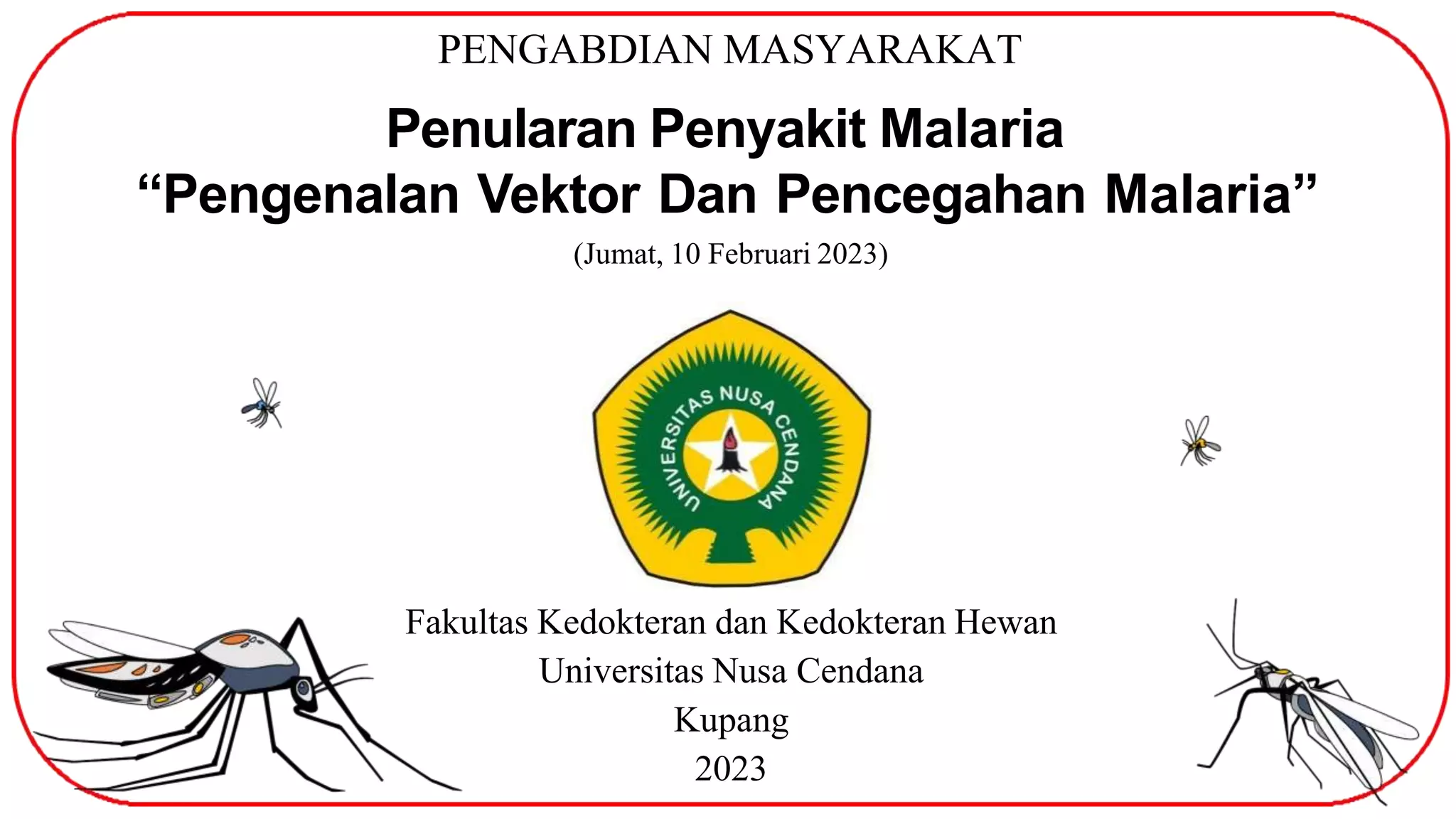 PPT Malaria (Penyuluhan Masyarakat).pptx