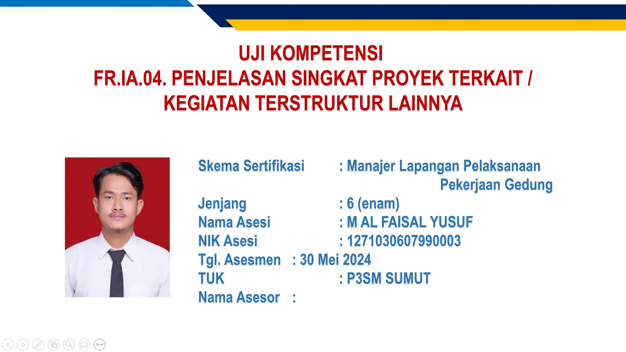 manajer lapangan pelaksana gedung SKK JENJANG 6 | PPTX