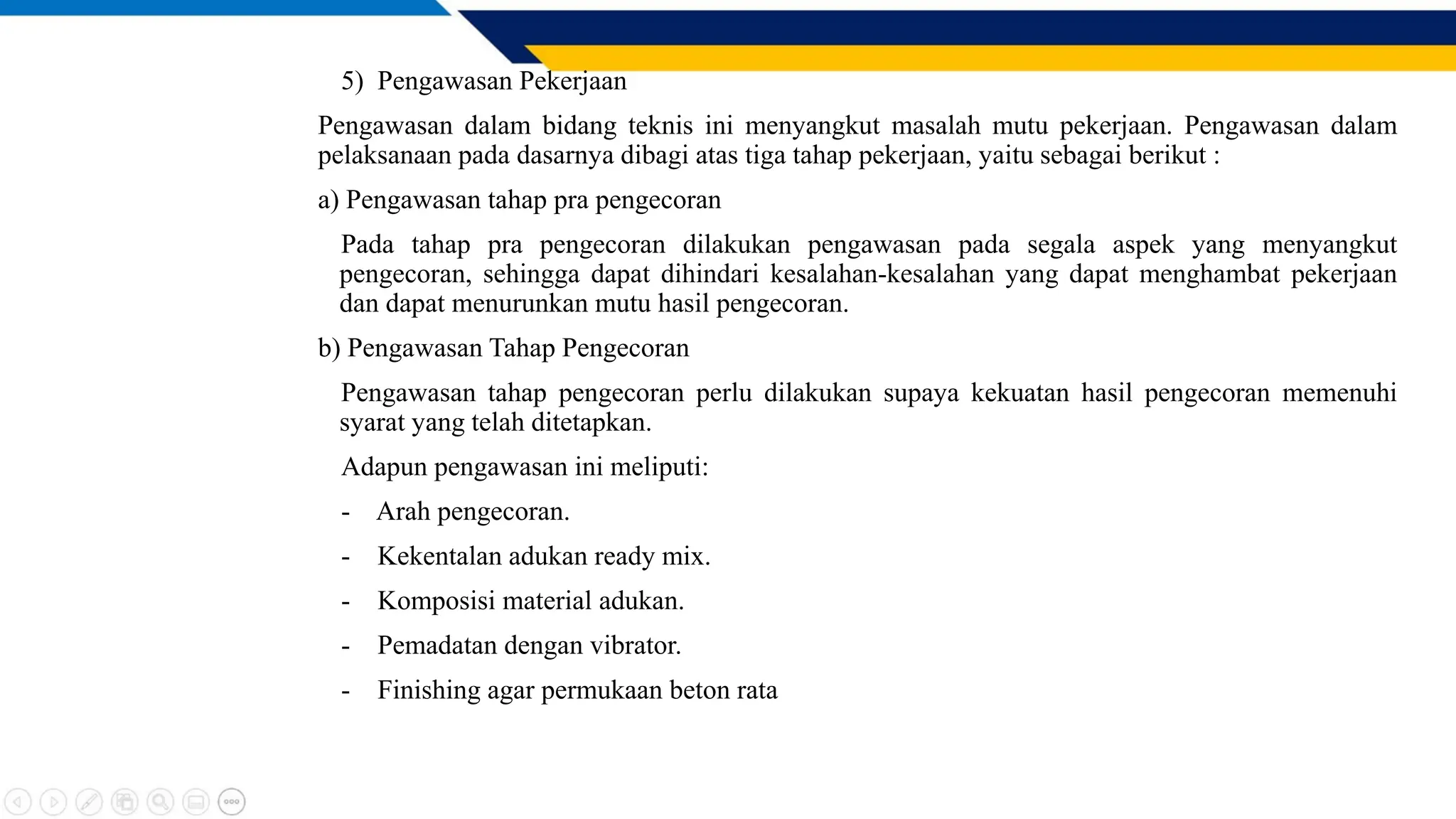 manajer lapangan pelaksana gedung SKK JENJANG 6 | PPTX