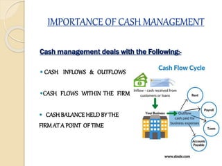 ppt management.pptx cash management presentation | PPTX