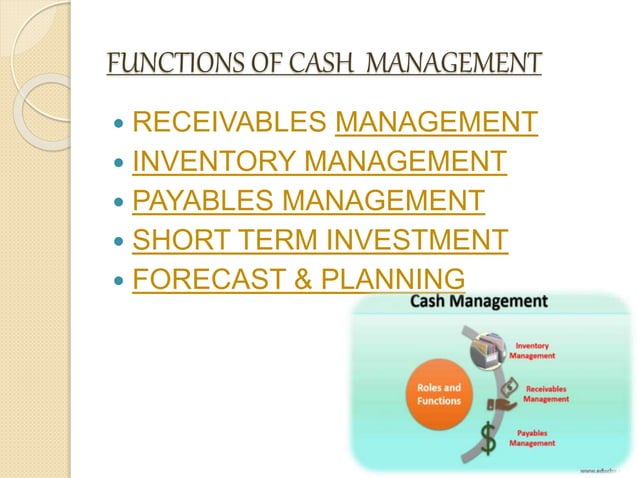 ppt management.pptx cash management presentation | PPTX