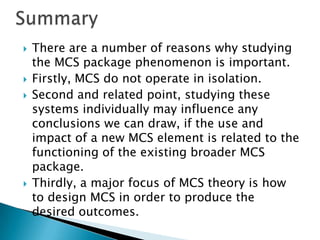 Ppt management control system as a package—opportunities, challenges | PPT