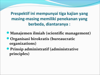 teori perkembangan managemen | PPT