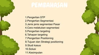 STP pada perusahan, jasa atau Produk di wilayah | PPT