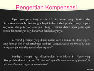 PPT - Psikologi Industri dan Organisasi - Manajemen Kompensasi (Abigail ...