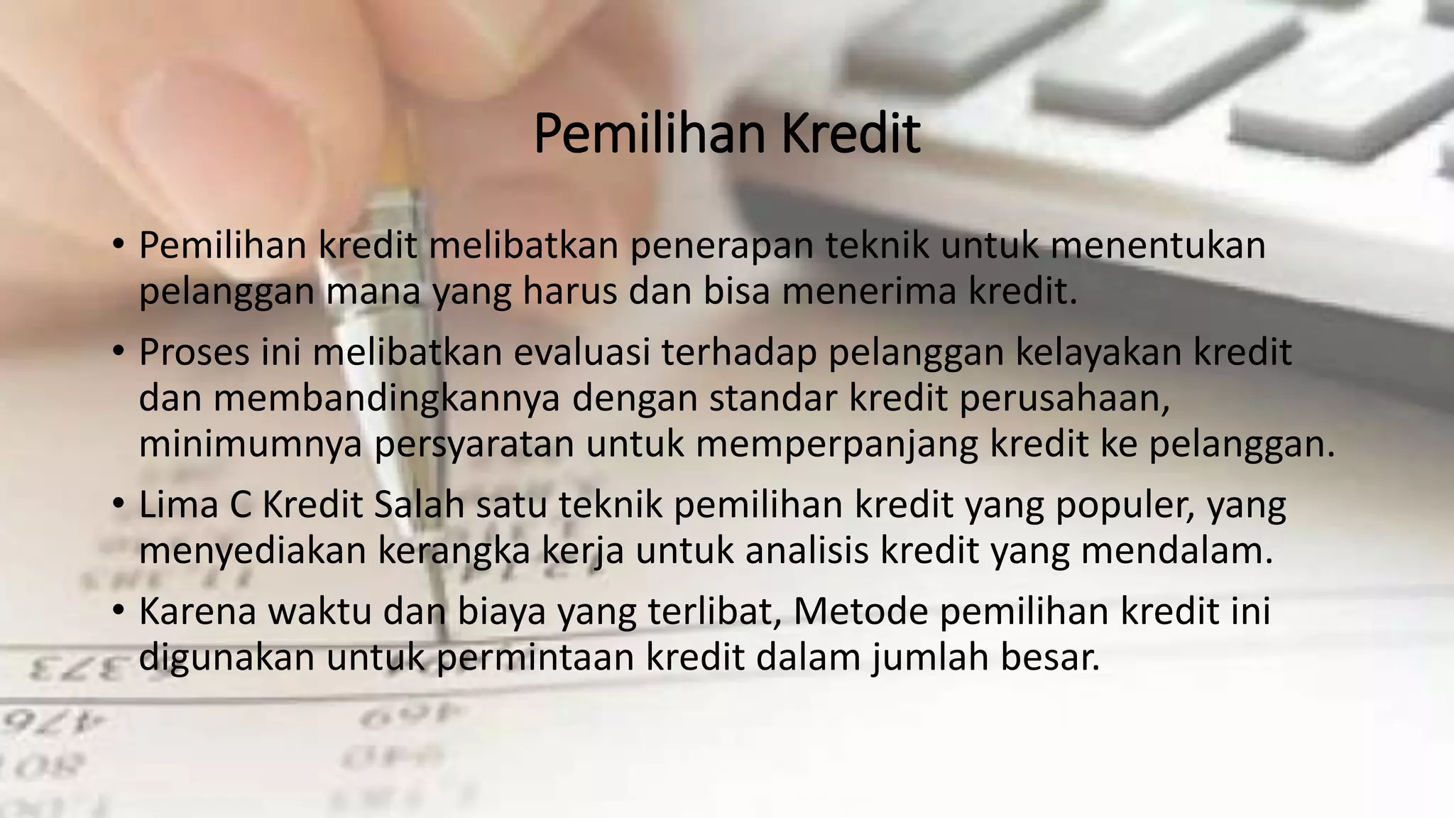 Ppt manajemen piutang (Account Receivable Management) | PPTX