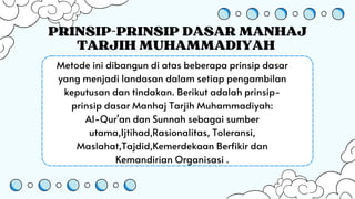 PPT Manhaj tarjih Muhammadiyah yang menarik | PDF