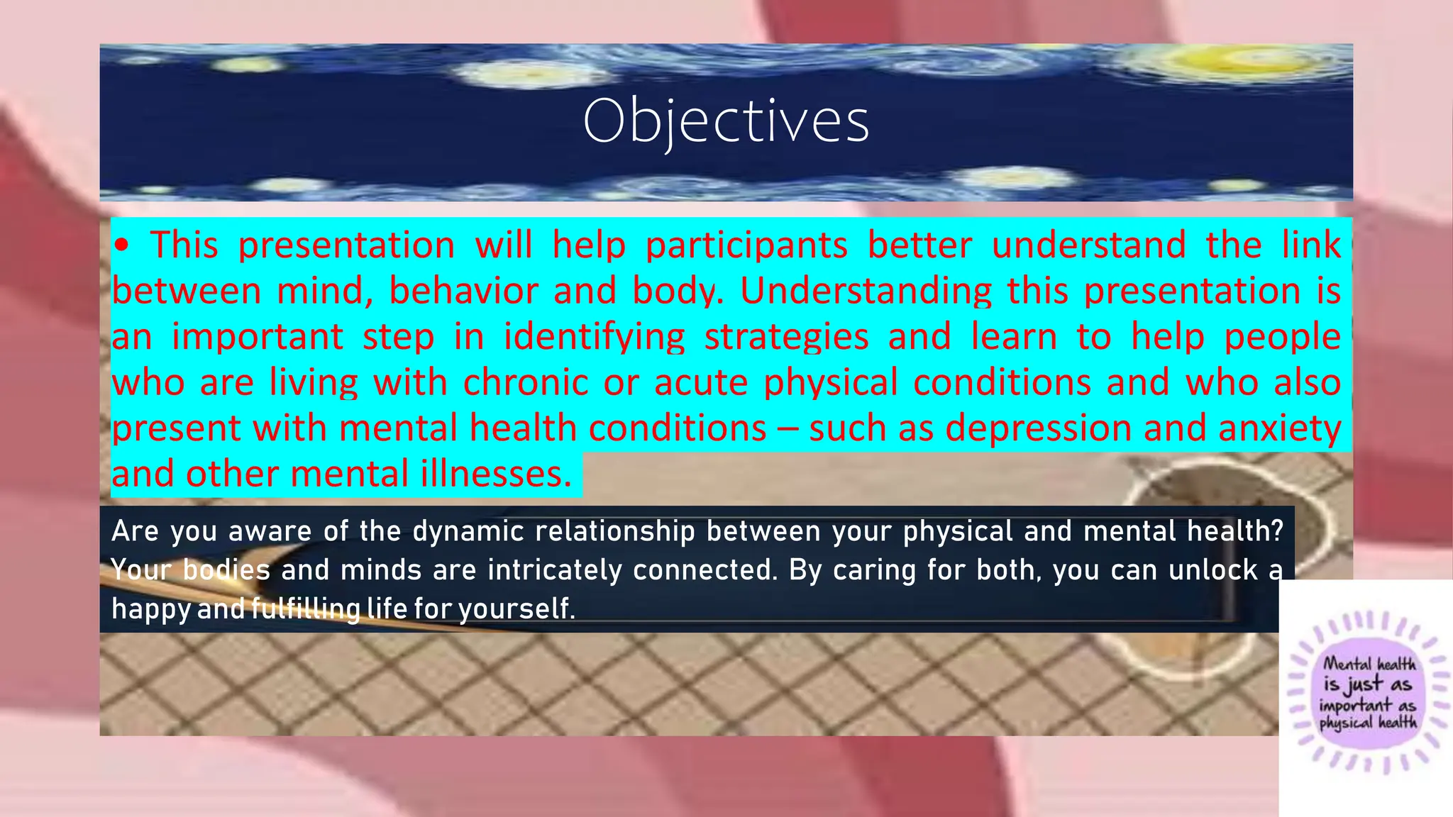 PowerPoint mental health and physical health | PPTX