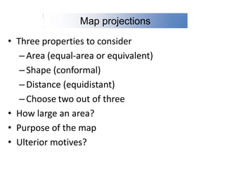 map projections | PPTX