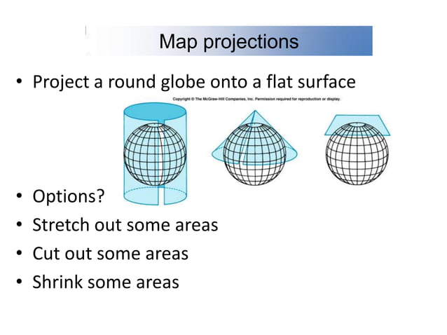 map projections | PPTX | Geography | Science
