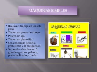 maquina simple | PPTX