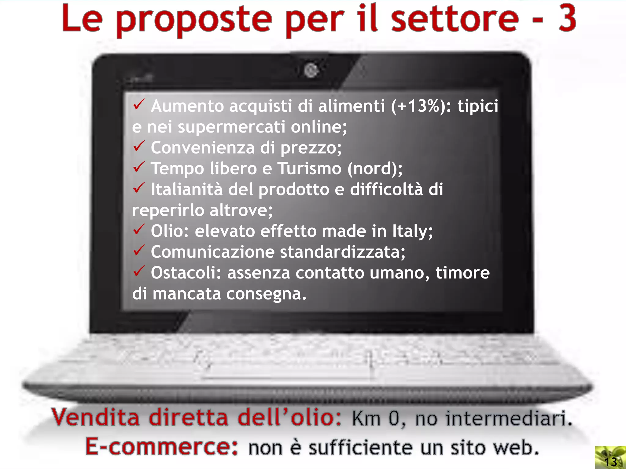 Analisi del settore dell'olio d'oliva: le premesse per creare una start ...