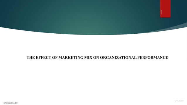 Ppt marketing mix | PPT