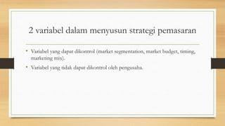 Ppt marketing tugas farhan aditya_6017210033 | PPTX