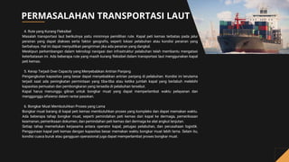 PPT MASALAH TRANSPORTASI LOGISTIK PANGAN - ALIF .pptx