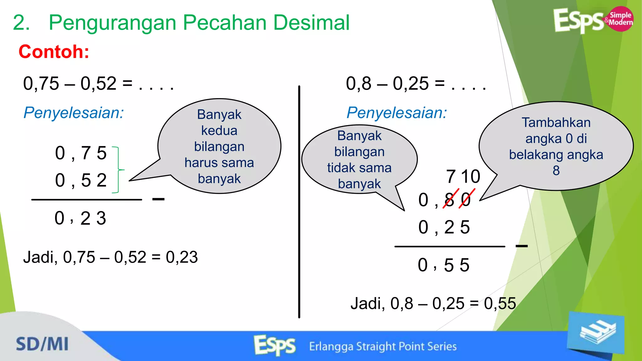 Matematika berbagai pecahan | PPTX
