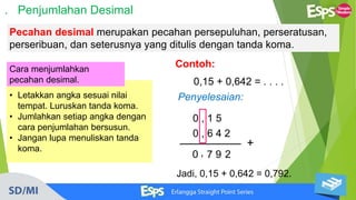 Matematika berbagai pecahan | PPTX