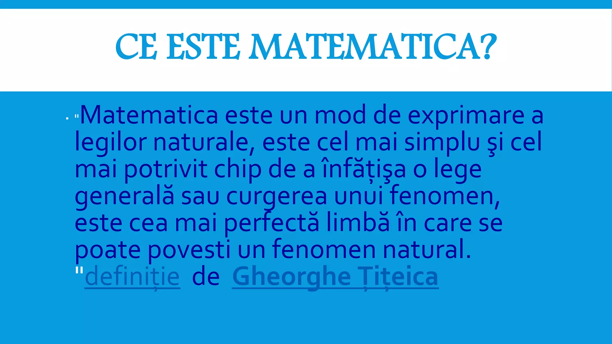 De ce este atractiva matematica | PPTX