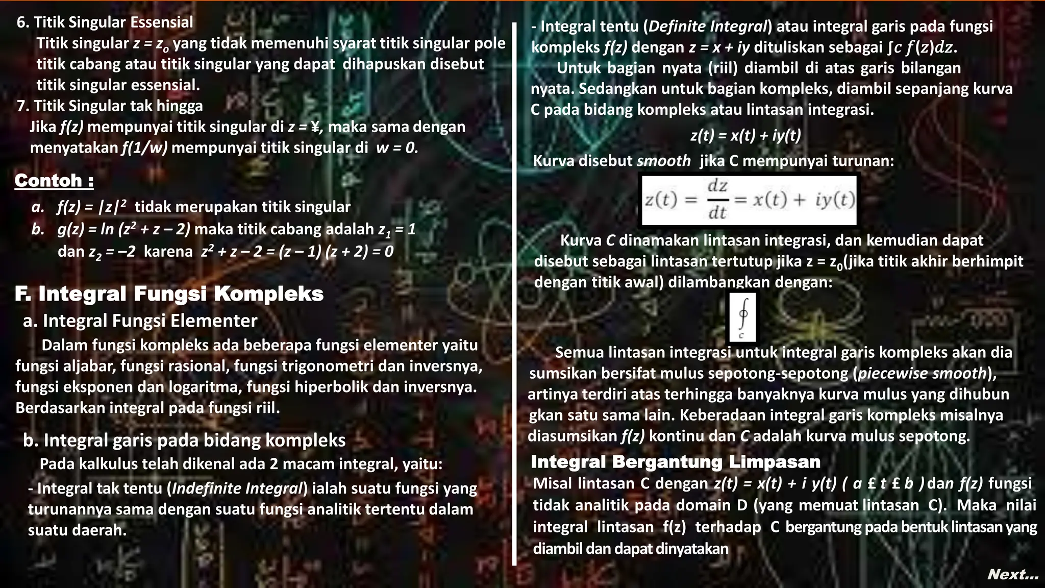 power point analisis complek 2 matematika | PPTX