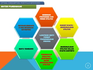Optimal Consumption and Portfolio Strategies | PPTX
